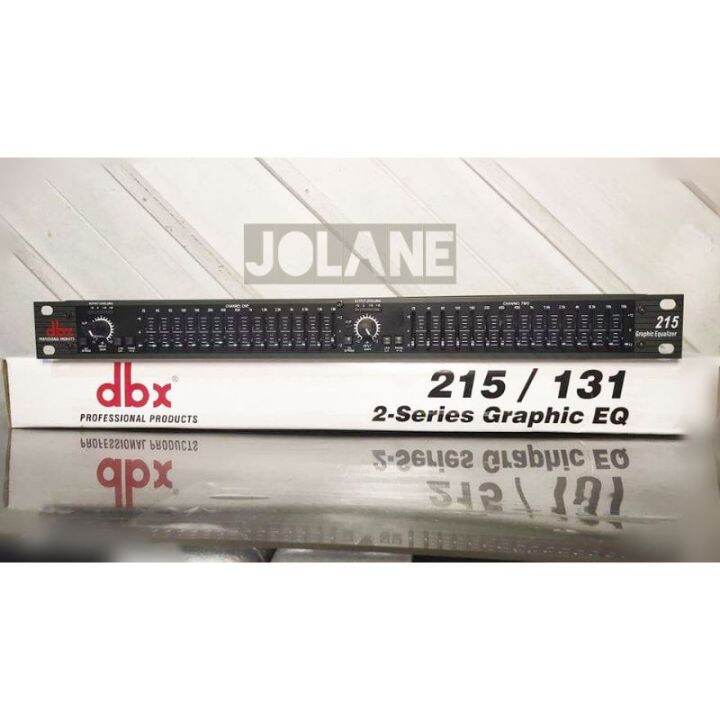 ♗dbx 215s Eq Dual 15 Band Parametric Equalizer Lazada Ph