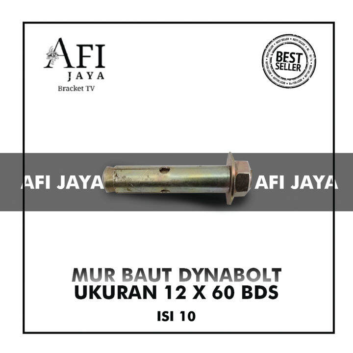 ISI 10 PCS MUR BAUT DYNABOLT UKURAN 12 X 60 MM ISI 10 PCS | Lazada ...