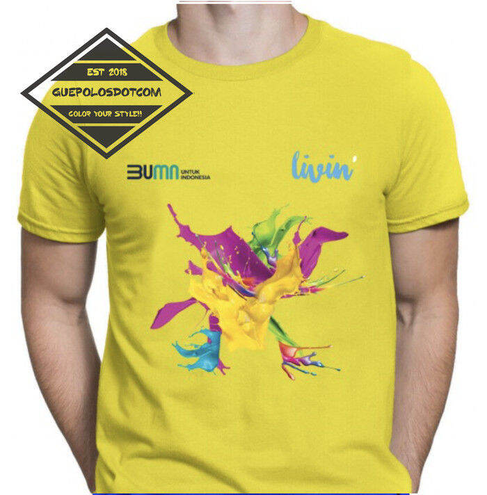Kaos livin by mandiri - KODE 19 LIVIN SIMPLE SPLASH BUMN LIVIN logo - 2 ...