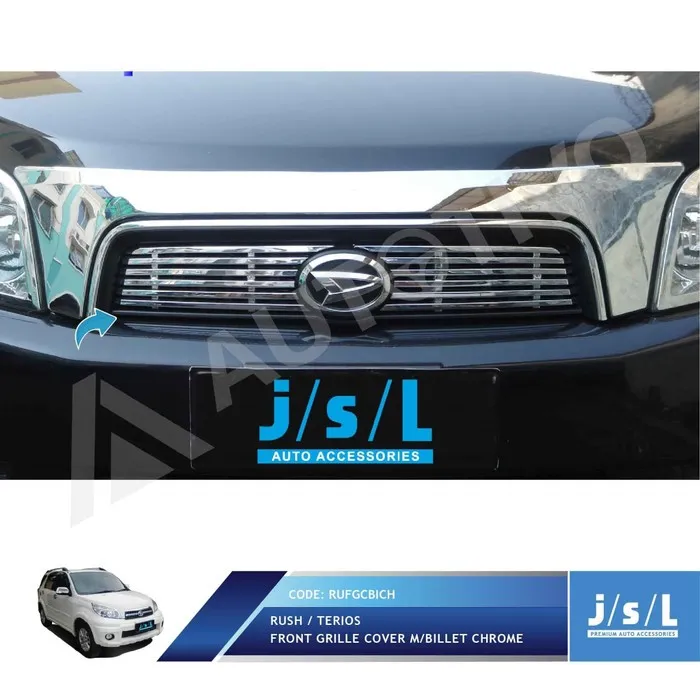Grill Depan Toyota Rush / Daihatsu Terios Front Grille Cover Model ...