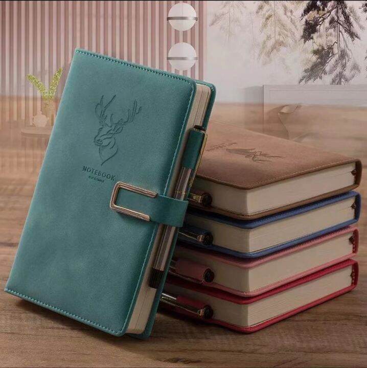 Onhand 416 Pages A5 Faux Leather Thick Business Notebook Sketch Journal ...