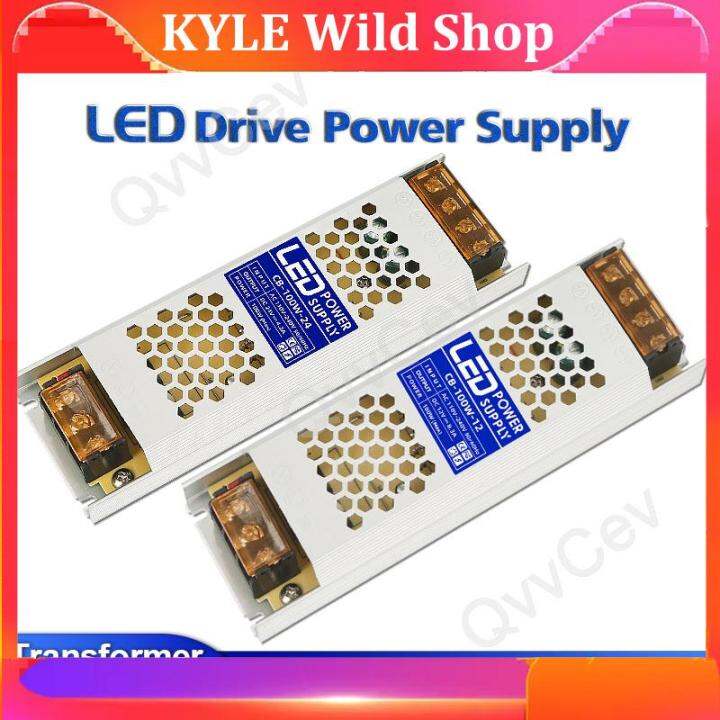 KYLE Wild Shop 100w Ultra Thin Driver For LED Strips Constant Voltage ...