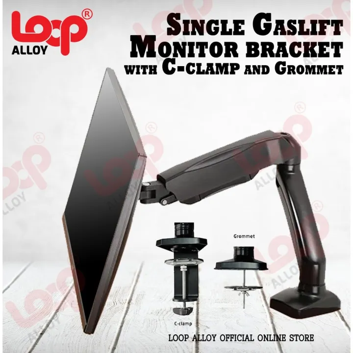 Loop Alloy Single Mount Gas Lift monitor Bracket C clamp grommet | Lazada PH