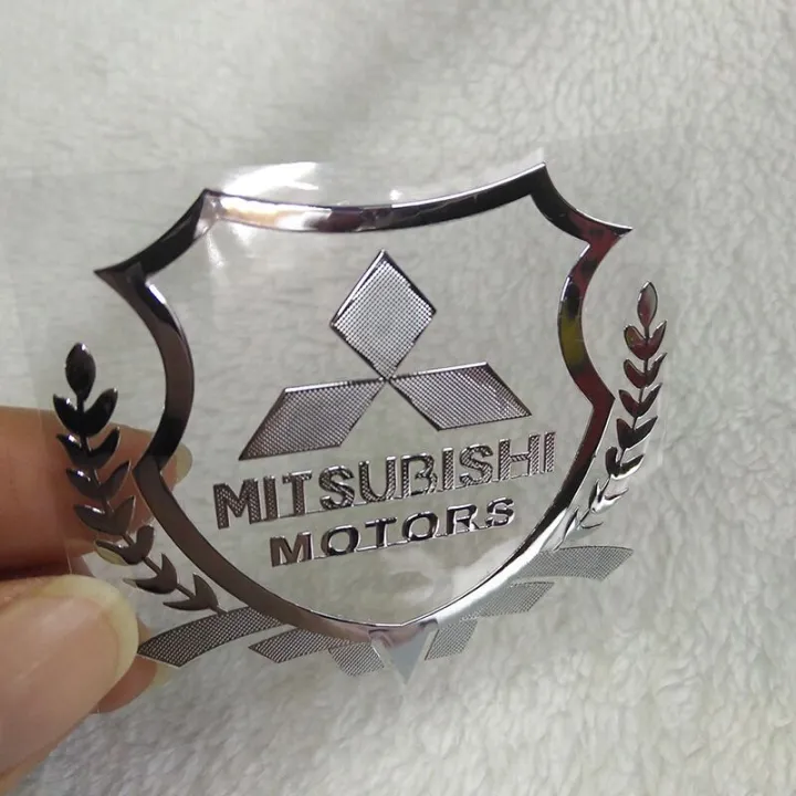 2 Pcs 6*5.5cm Car body Styling for Mitsubishi Xpander Triton MONTERO ...