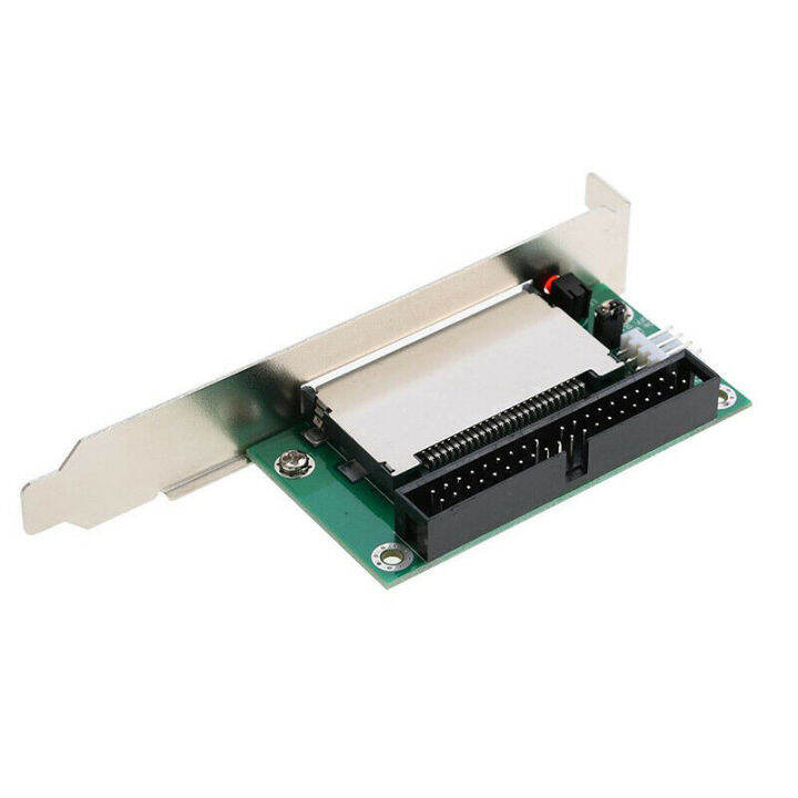40-Pin Cf Compact Flash Card To 3.5 Ide Converter Adapter Pci Bracket ...