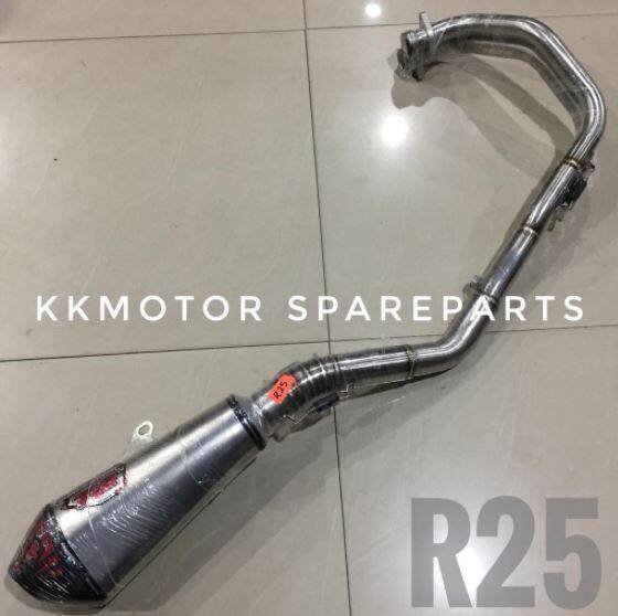 🔥R25 R9 ASSEN RACING EXHAUST / MUFFLER EKZOS PIPE | Lazada