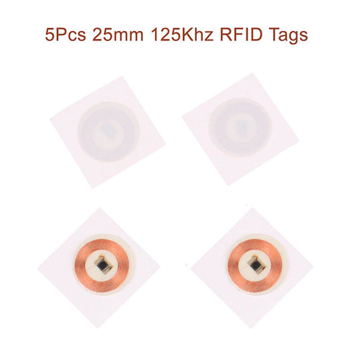 Potey 5Pcs 25mm 125Khz RFID Tags TK4100 Writable Stickers Proximity ... Potey 5Pcs 25mm 125Khz RFID Tags TK4100 Writable Stickers Proximity ...