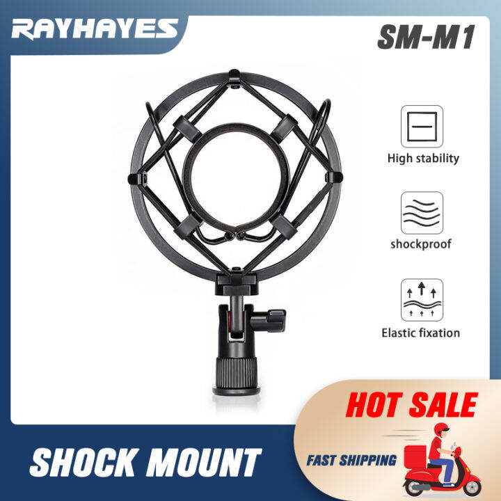 Metal shock mount for recording condenser microphone equipment | Lazada PH