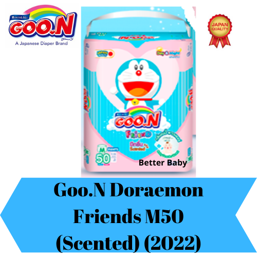Goo.N (GooN) Friends Scented Pants Baby Diapers (1 Pack) (Doraemon ...