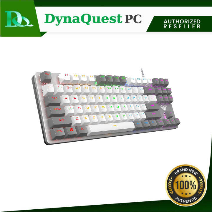 Aula F3287 Wired TKL 80% Compact 87Keys White&Grey keycaps Mechanical ...