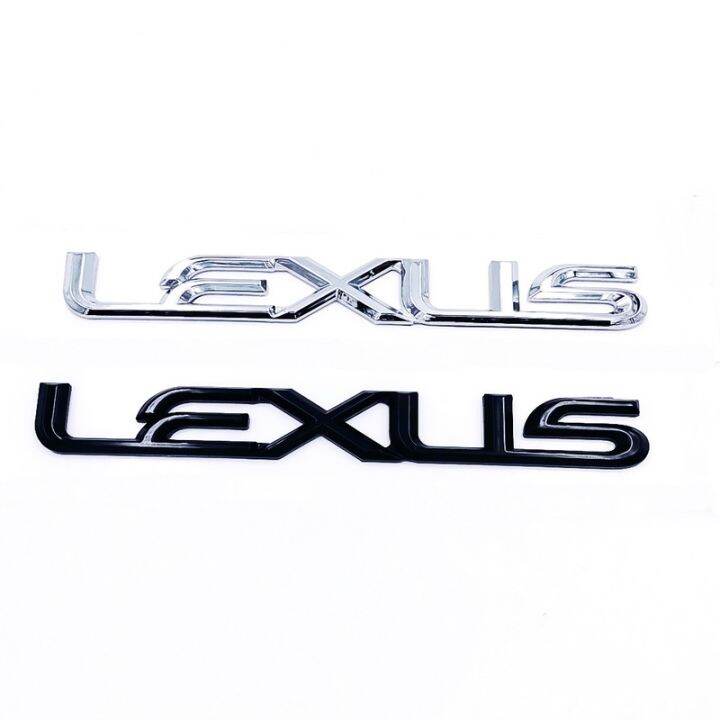 For new Lexus letter logo sticker Rear trunk emblem for CT ES LS UX RX ...