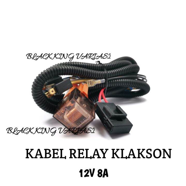 Kabel Relay Klaskon Motor Mobil Universal Kabel Set Dan Relay Klakson ...