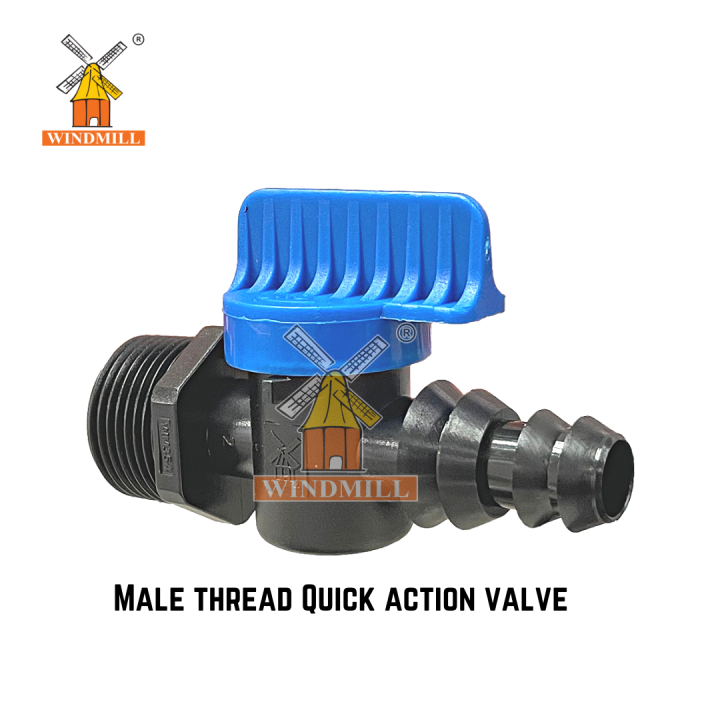 [10pcs] Quick action valve QAV 16/20mm x 3/4" 16/20mm x 1/2" irrigation ...