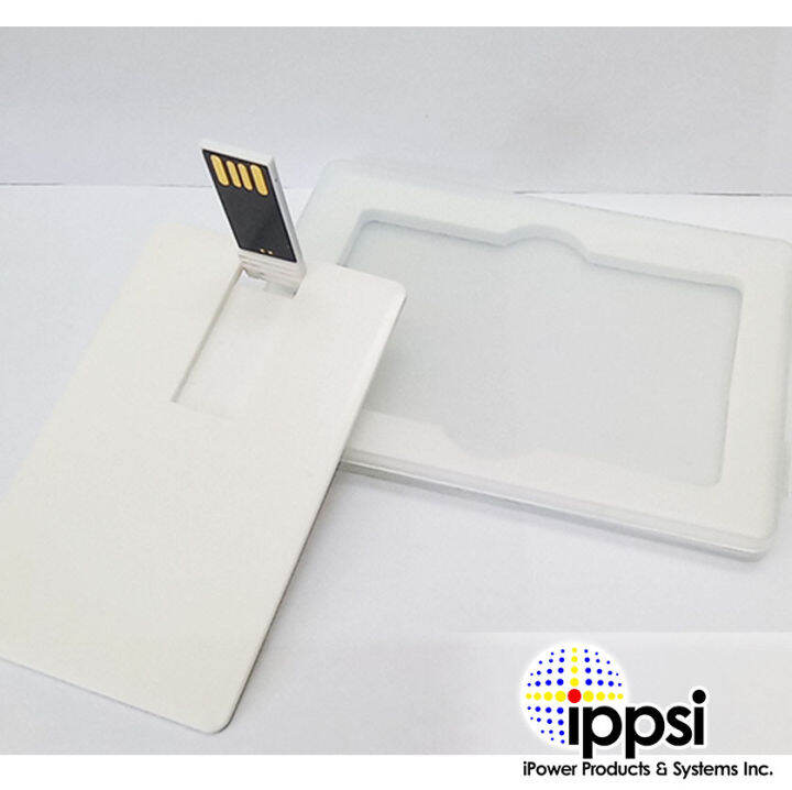 iPower Credit Card Style Slimtype USB Flash Drive PLAIN Custom Made In ...