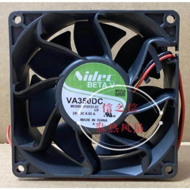 New CPU Fan For NIDEC VA350DC V35131-51 24V 0.53A High Air Volume ...