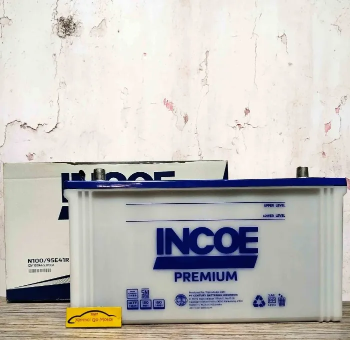 AKI INCOE PREMIUM N100 N-100 BASAH ACCU MOBIL DYNA LAMA TAFT DIESEL ...