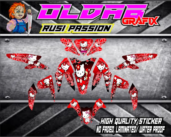 RUSI PASSION STICKER FULL BODY DECALS, HK, 001 | Lazada PH