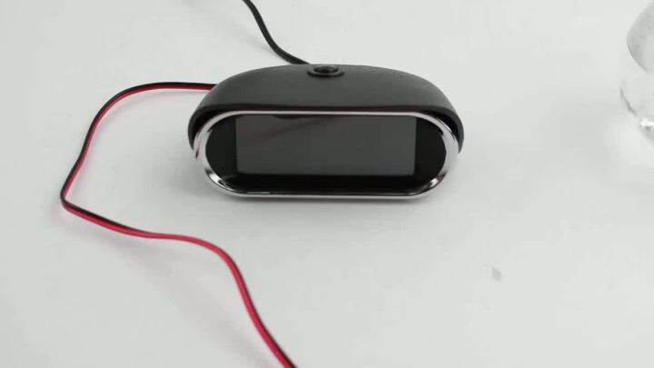 2 in 1 LCD Universal Car Horizontal Water Temp Gauge Temperature ...