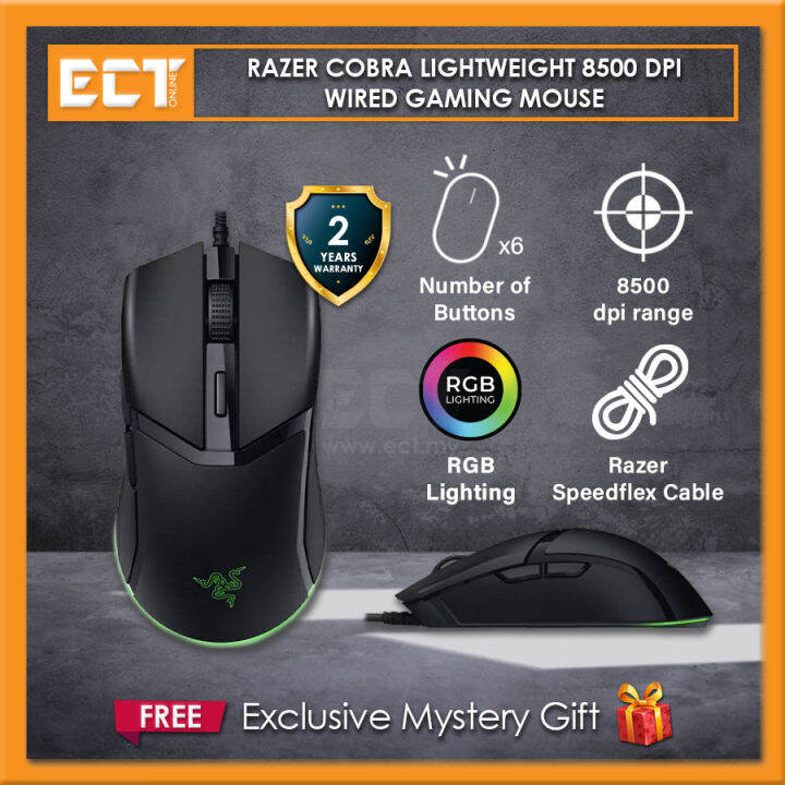 Razer Cobra Lightweight 8500 DPI Wired Gaming Mouse with Razer Chroma ...