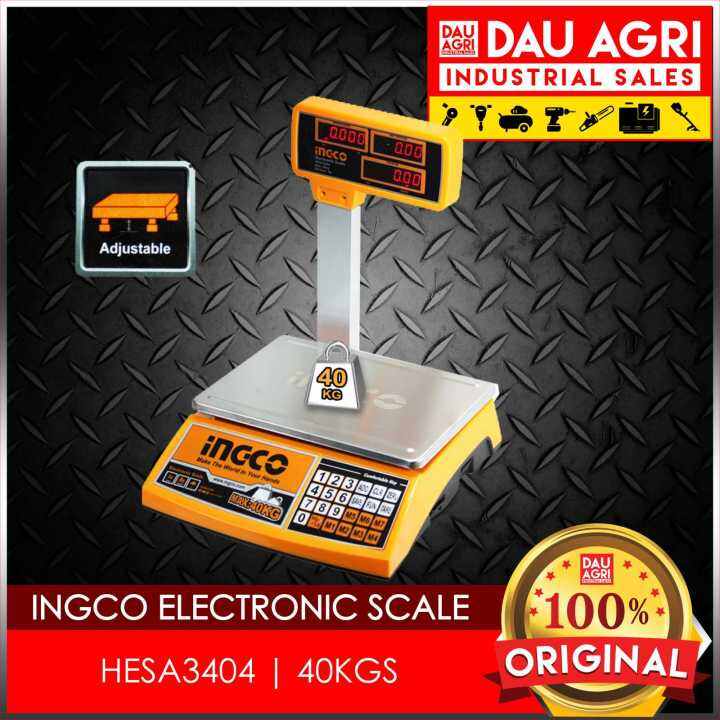Ingco Electronic Scale 40kgs HESA3404 | Lazada PH