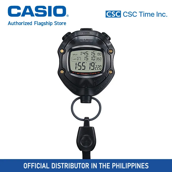Casio Stopwatch (HS-80TW-1DF) Black Color | Lazada PH