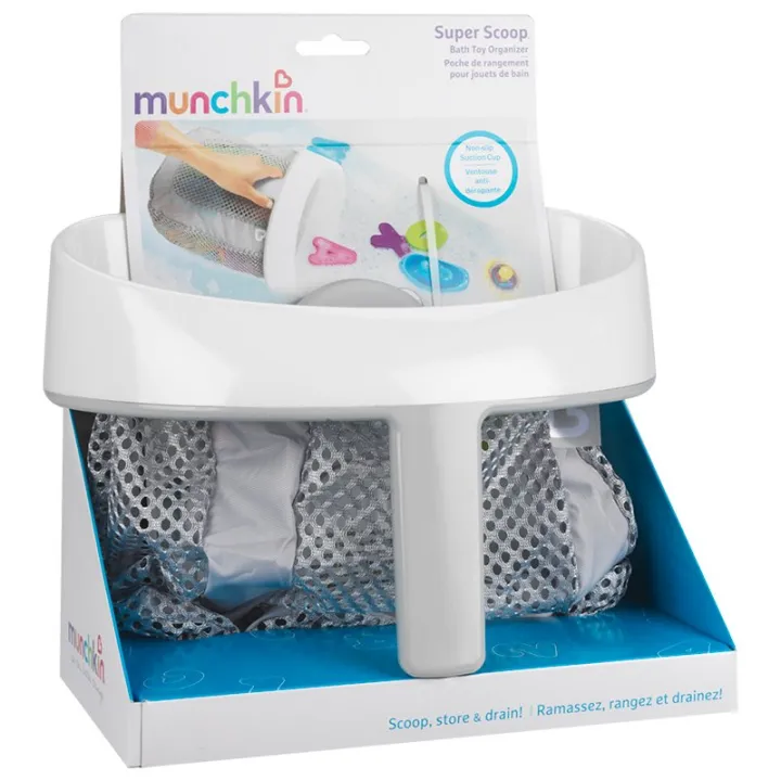 Munchkin Super Scoop Bath Toy Organizer – Grey | Lazada PH