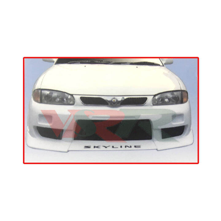 Proton Wira Sedan Aeroback (1997-2007) SKYLINE Style Front Bumper ...