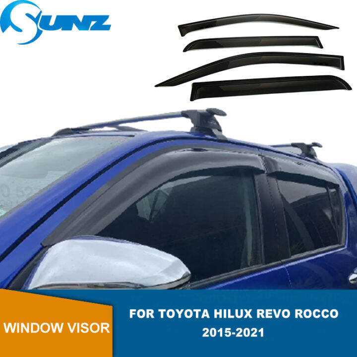 Window Visor For Toyota Hilux Revo Rocco 2015 2016 2017 2018 2019 2020 ...