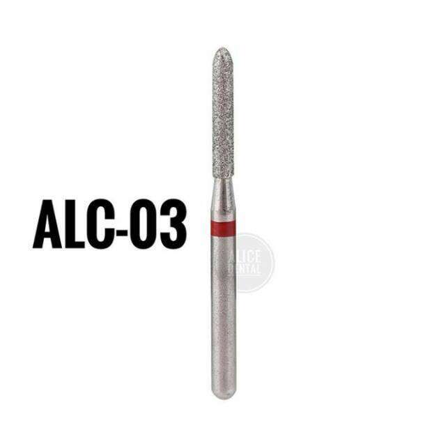 Diamond bur CR-22F CR 22F pita merah silindris highspeed high speed ...