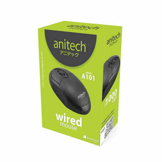 Anitech Mouse Optical USB A101 | Lazada.co.th
