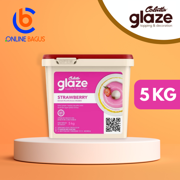 Colatta Glaze Strawberry 5kg | Lazada Indonesia