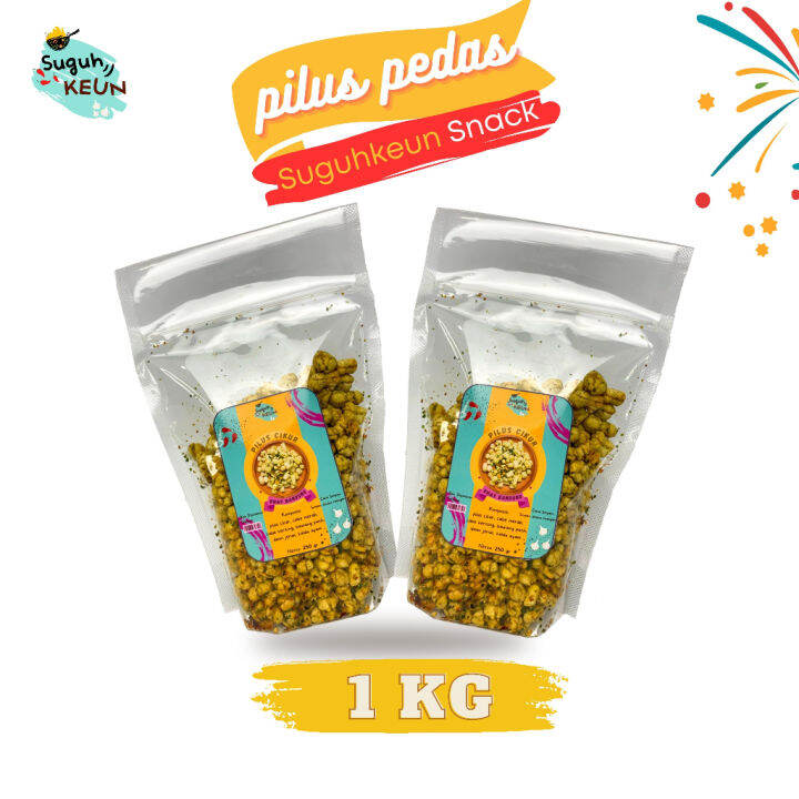 Pilus Cikur Pedas Daun Jeruk Tiktak 1 kg - Pilus Cikur Spicy Lime ...