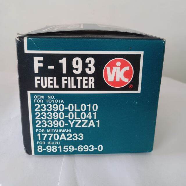 VIC F-193 Fuel Filter | Lazada PH