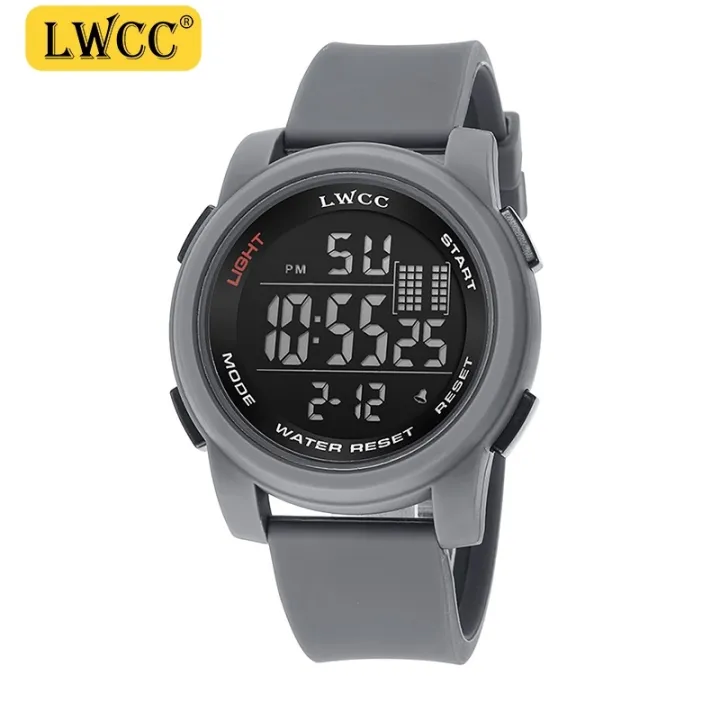 LWCC นาฬิกามัลติฟังก์ชั่นกีฬาที่เรียบง่ายสำหรับผู้ชายและผู้หญิงนาฬิกา ...