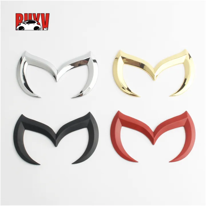 BuyV Modified MAZDA Logo Car Front Rear Bumper Logo Emblems Universal ...