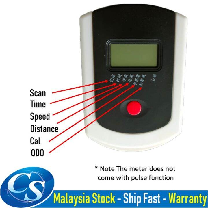 LCD Monitor Speedometer For Stationary Bike Indoor Computer Display ...