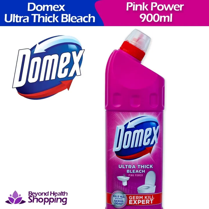 Domex Ultra Thick Bleach Pink Power 900ml Beyond Home Watsons Snr ...