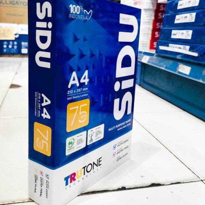 KERTAS HVS SIDU 75 GRAM A4 | Lazada Indonesia