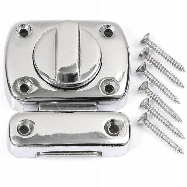 EO4MD Zinc alloy for Sliding Door Turn Rotate Toilet Locks Twist Bolt ...