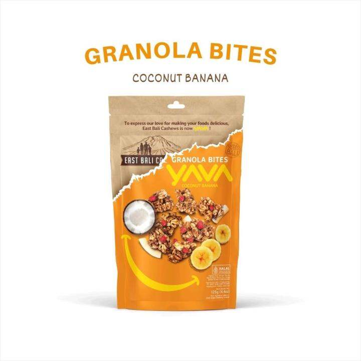 Granola Bites Coconut Banana 125g - Yava East Bali Cashews | Lazada ...