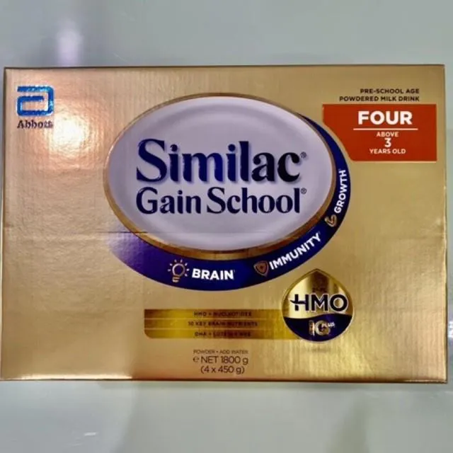 SENAD Similac Gain School Four HMO 1.8kg ( For 3 years old and above ...