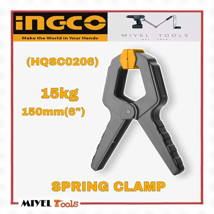 INGCO Spring Clamp (6") 150mm (HQSC0206) | Lazada PH