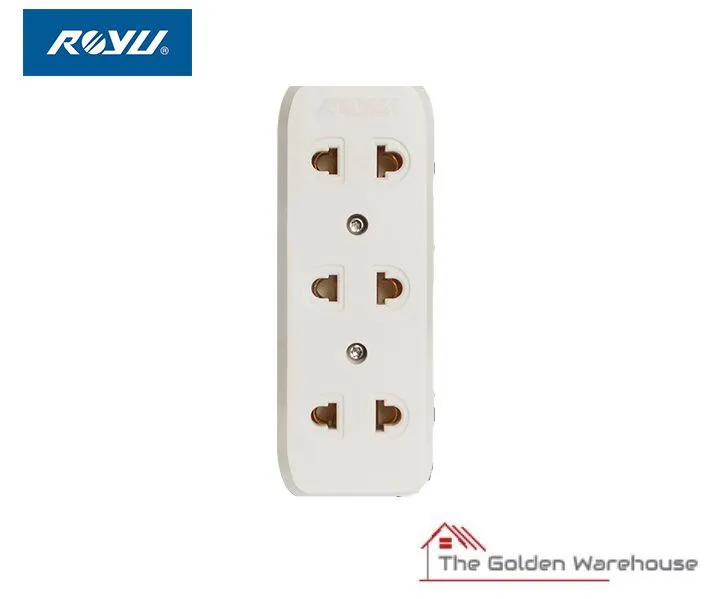 Royu Surface Type Triple Convenience Outlet REDOU103 | Lazada PH
