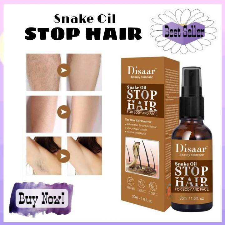 Powerful Permanent Painless Disaar Hair Removal Spray Snake Oil Spray ...