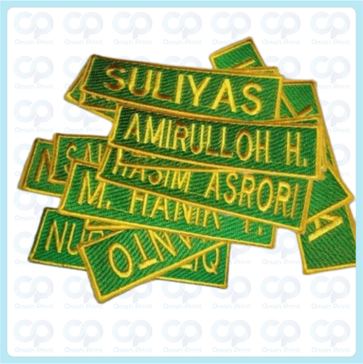 Bordir Nama Dada IPNU/IPPNU Custom | Bordir Nama Dada Ansor Custom ...