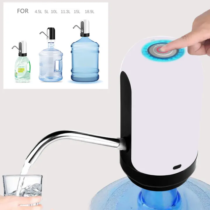 USB Rechargeable Electric Dispenser Bottle Water Pump Automatic ...