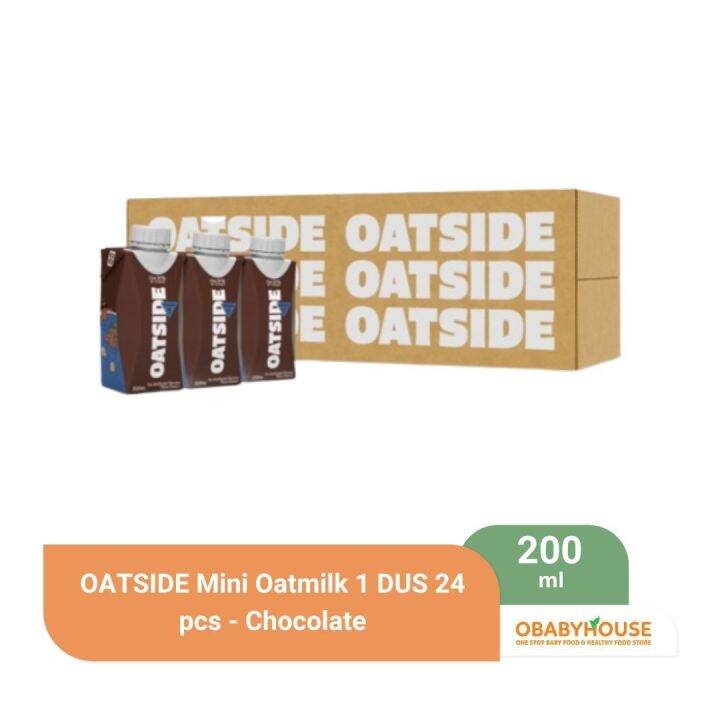 OATSIDE Mini Oatmilk 200 ml 1 DUS 24 pcs - Chocolate | Lazada Indonesia