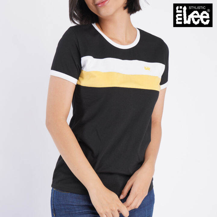 Stylistic Mr. Lee Ladie's Basic Tees Regular Fit 18112-U (Navy Blue) | Lazada PH