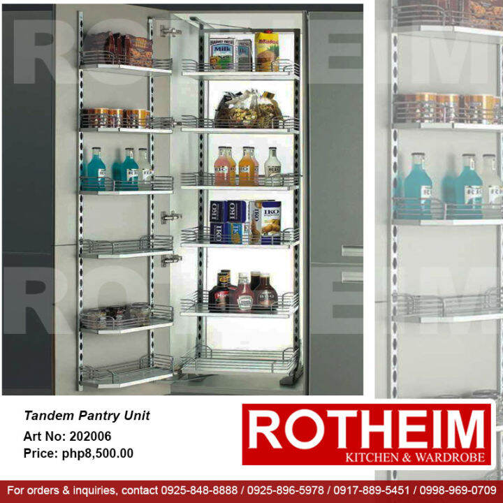 Tandem Pantry Unit for 600mm Kitchen Cabinet | Lazada PH