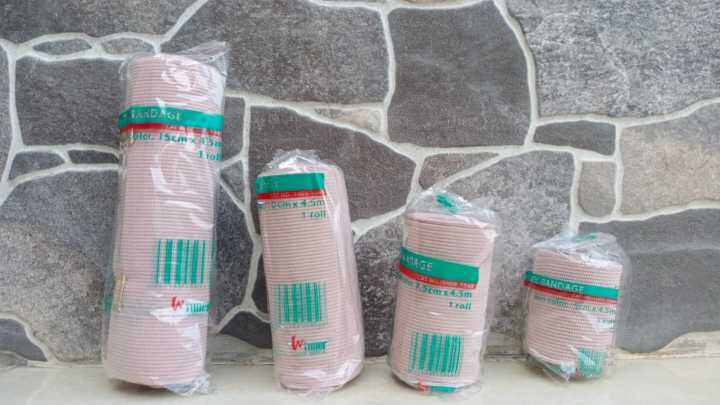 Perban Elastis 5cm x 4,5m / 7,5cm x 4,5m / 10cm x 4,5m / 15cm x 4,5m ...
